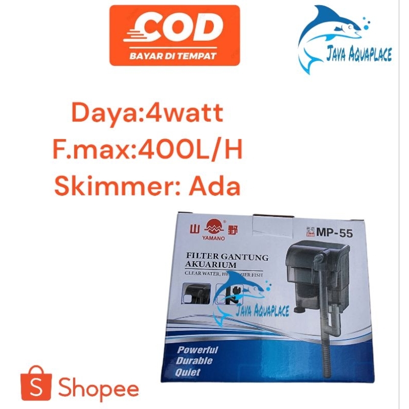 Jual Mesin Filter Aquarium / Filter Samping Aquarium YAMANO MP 55 ...