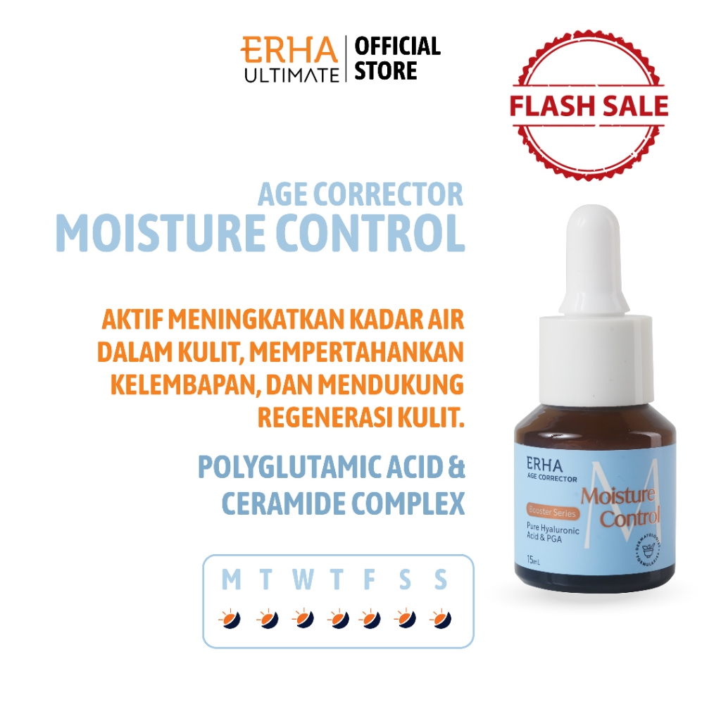 Jual ERHA Age Corrector Moisture Control 15ml | Shopee Indonesia