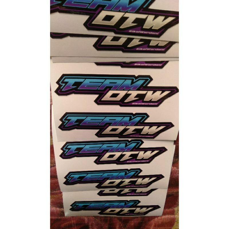 Jual stiker Team Otw | Shopee Indonesia