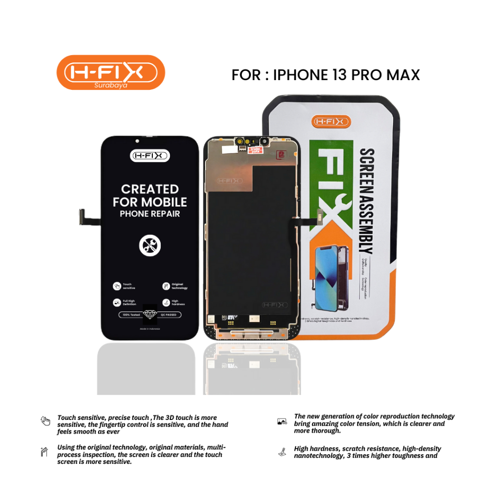 Jual H-Fix Lcd For iP 13 ProMax Move Ic Truetone On Fullset Touchscreen ...