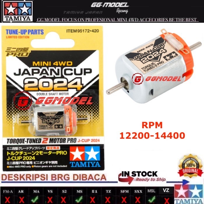 Jual TAMIYA 95172 TORQUE TUNED 2 MOTOR PRO J-CUP 2024 | Shopee Indonesia