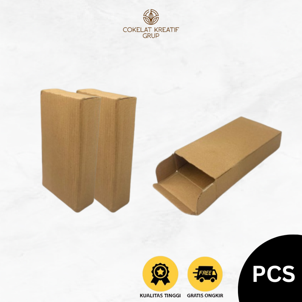 Jual Kardus Packing 9cm x 3,5cm x 16,5cm Kardus Packaging Olshop Polos ...