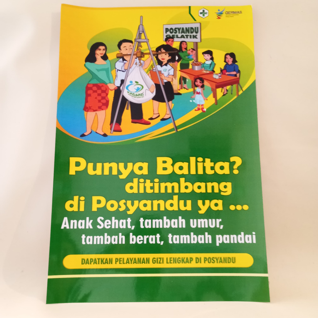 Jual Poster Timbang Balita | Poster Posyandu | Shopee Indonesia