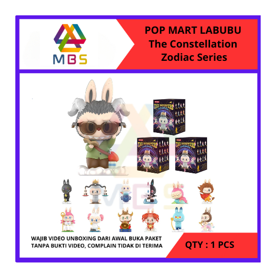 Jual ORIGINAL 100 % POPMART LABUBU THE CONSTELLATION ZODIAC SERIES ...