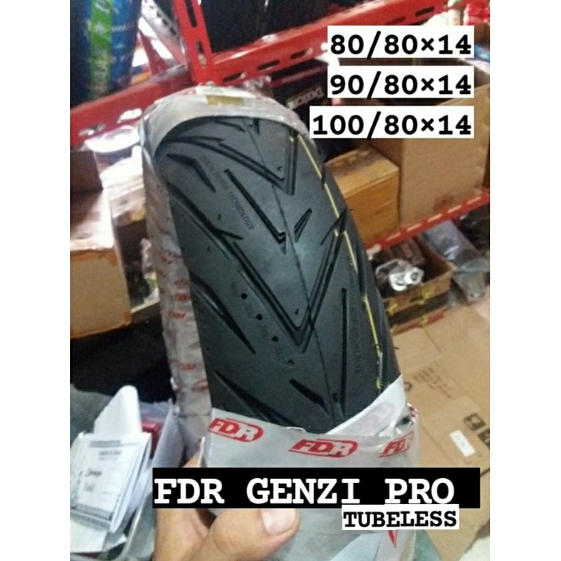 Jual ban fdr genzi pro 80/80 90/80 100/80 ring 14 tubles, ban donat ...