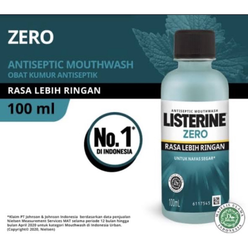 Jual LISTERINE ZERO 100 ML | Shopee Indonesia