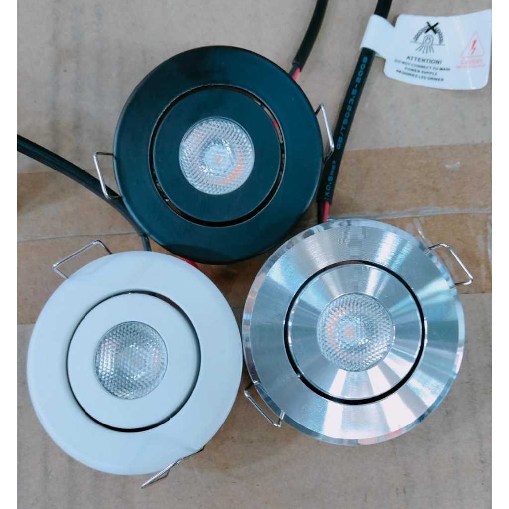 Jual LAMPU SPOTLIGHT 3W MINI CABINET AR001 LAMPU LED DOWNLIGHT 3WATT ...