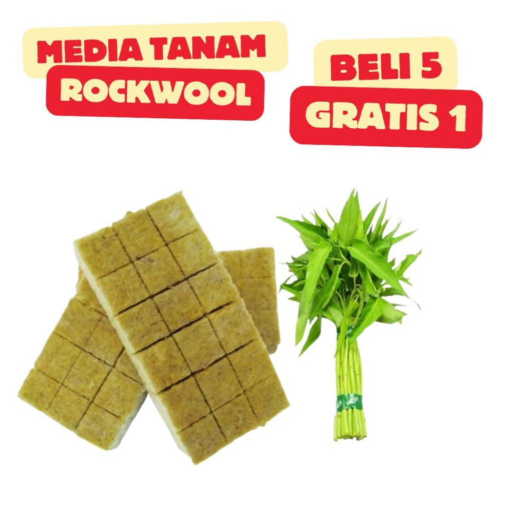 Jual Rockwool Media Tanam Siap Pakai untuk Hidroponik dan semua Jenis ...