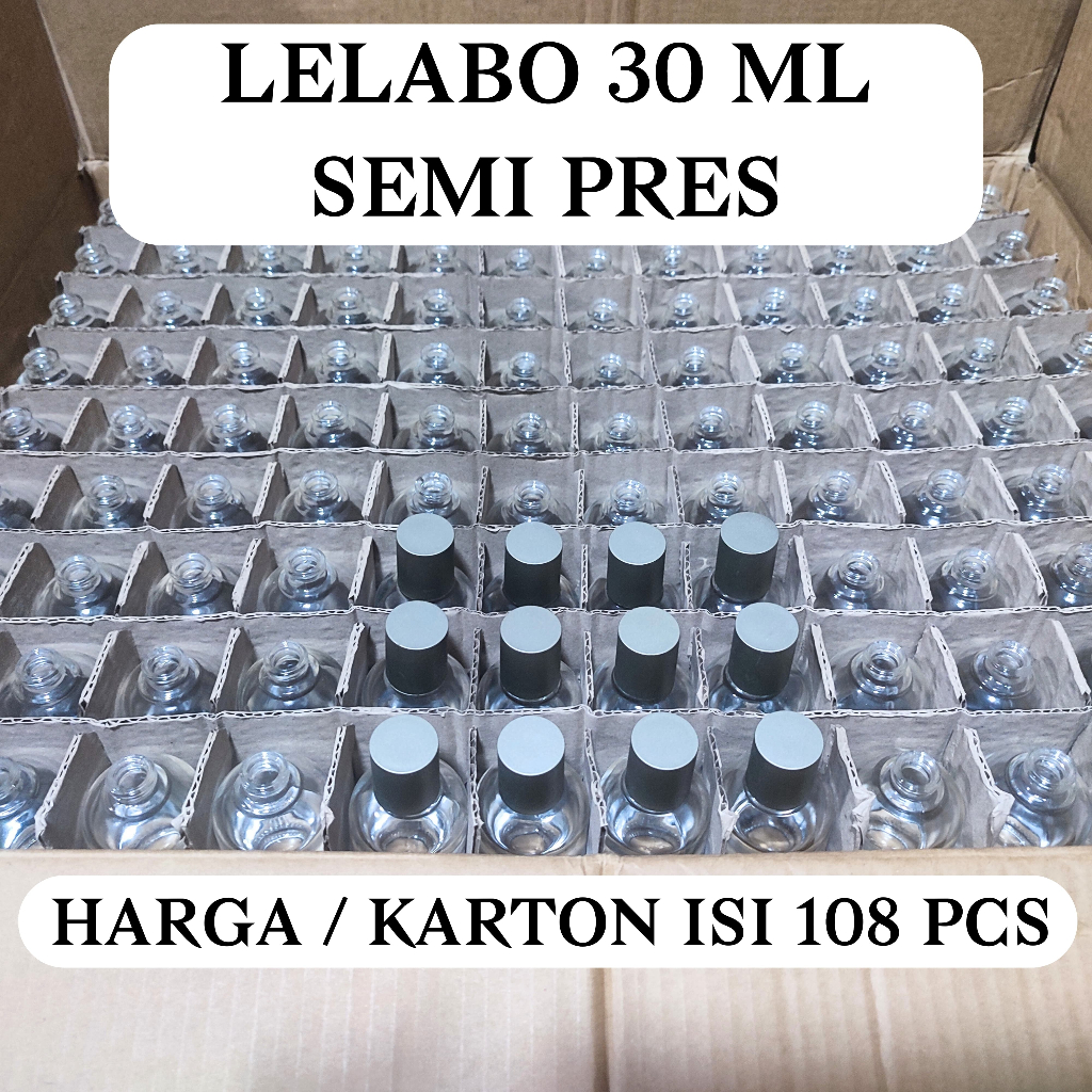 Jual (1 KARTON) LELABO 30 ML SEMI PRES HARGA PER KARTON ISI 108 PCS ...