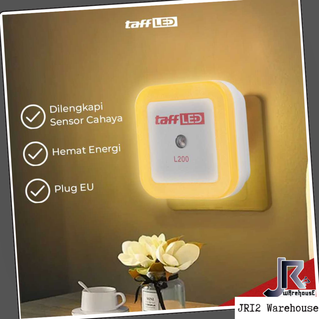 Jual Lampu Tidur LED Sensor Cahaya EU Plug Lampu Malam dengan Sensor ...