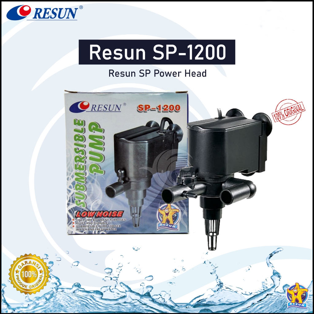 Jual Pompa Resun SP 1200 Air Water Pump kolam Aquarium | Shopee Indonesia