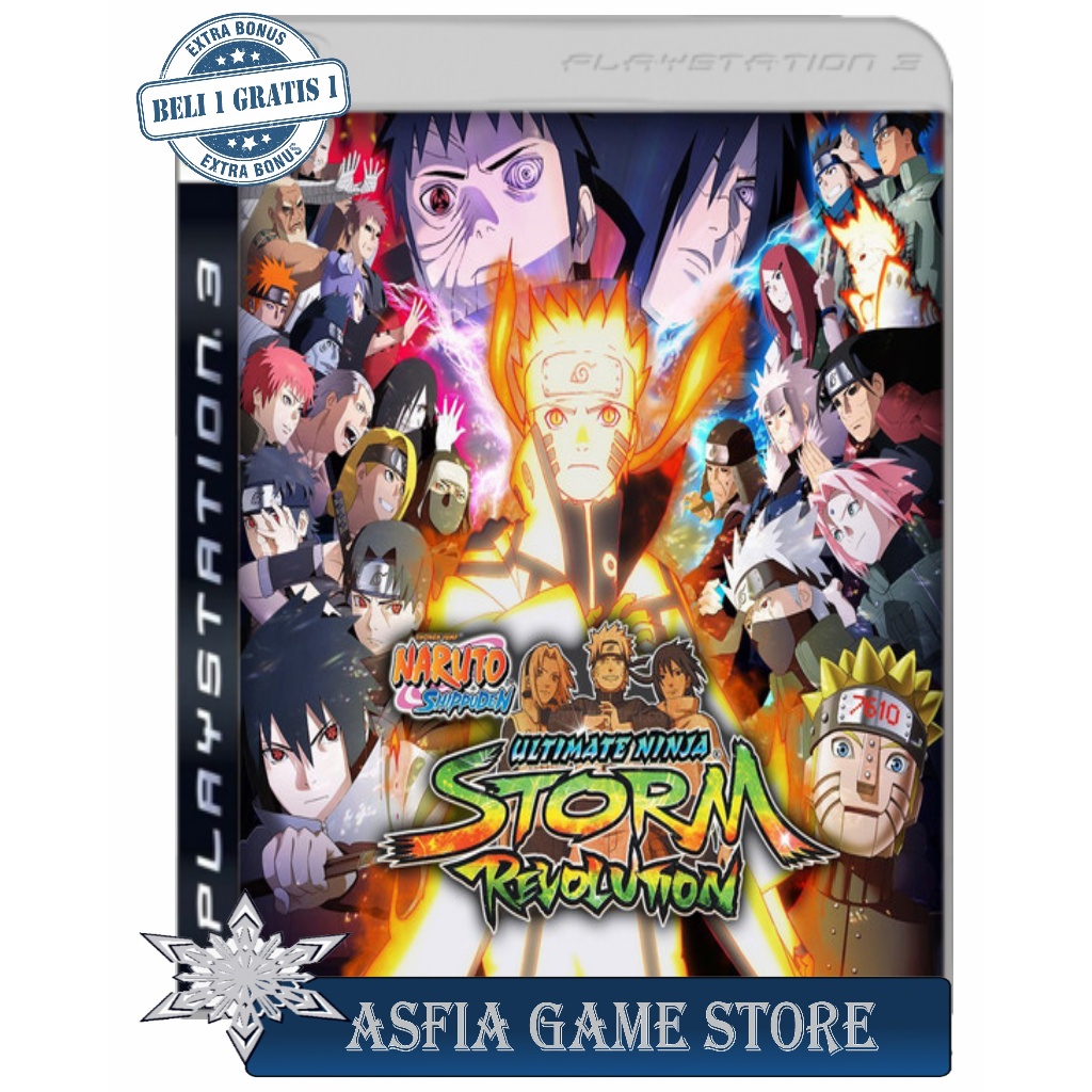 Jual Naruto Ultimate Ninja Storm Revolution DVD Kaset Game PS3 PKG CFW HEN MULTIMAN | Shopee ...