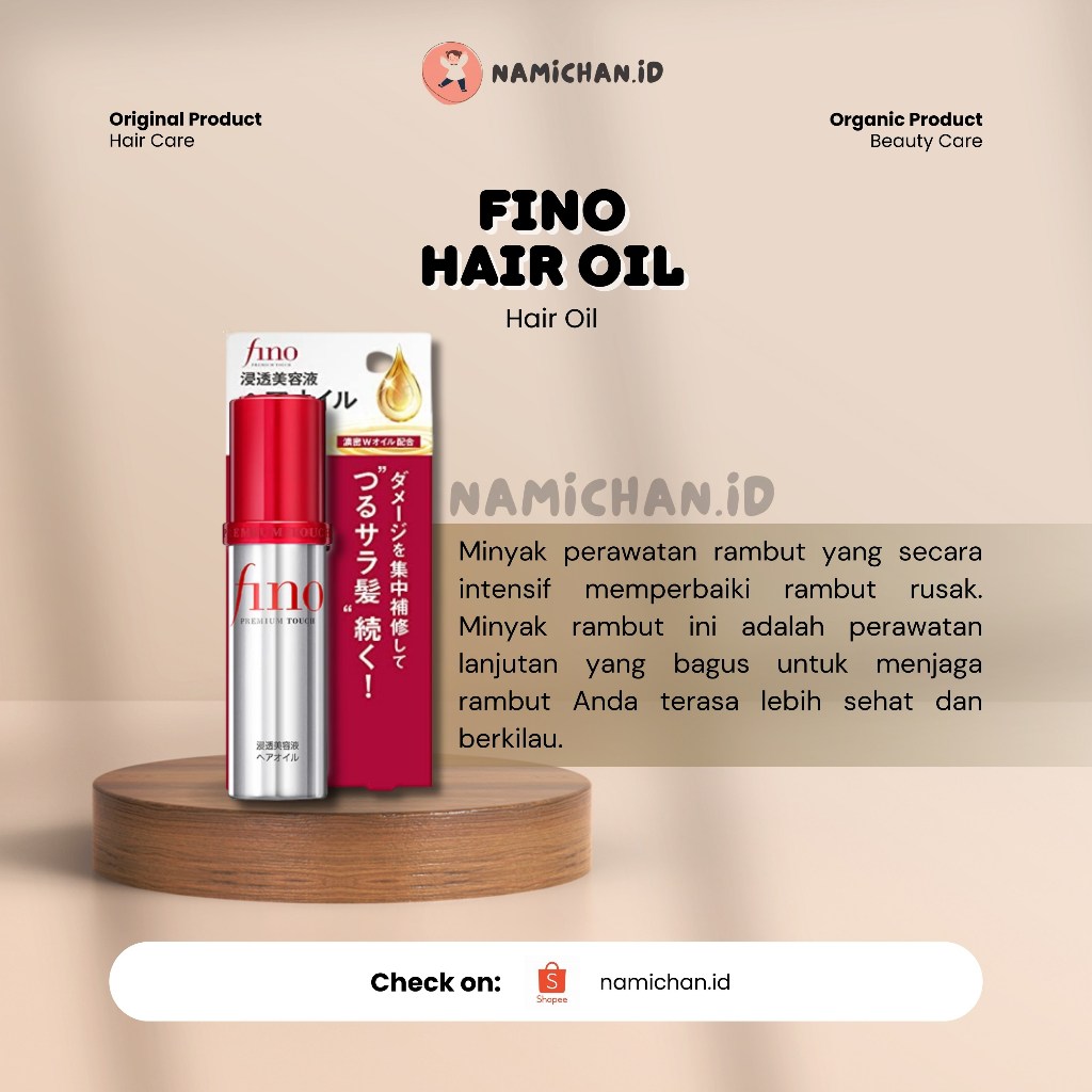 Jual SHISEIDO Fino Hair Oil Premium Touch Penetrating Serum | Fino Hair ...