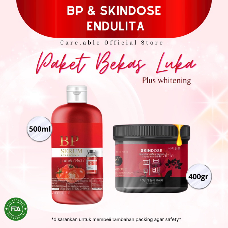 Jual PAKET ENDULITA (BP serum + Skindose) | Shopee Indonesia