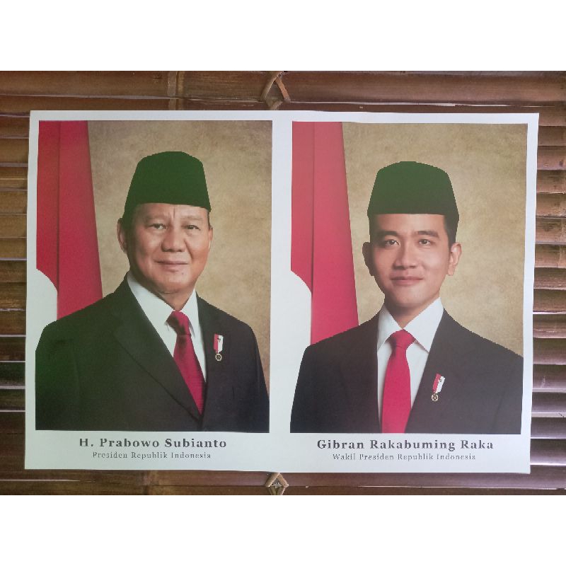 Jual Poster Presiden Terbaru - Poster Prabowo Gibran Presiden 2024 ...