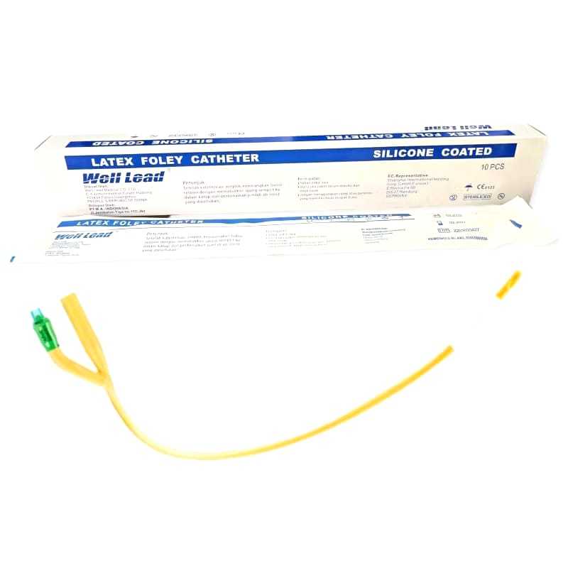 Jual FOLEY CATHETER LATEX I SELANG URINE KATETER 2 WAY WELL LEAD ...