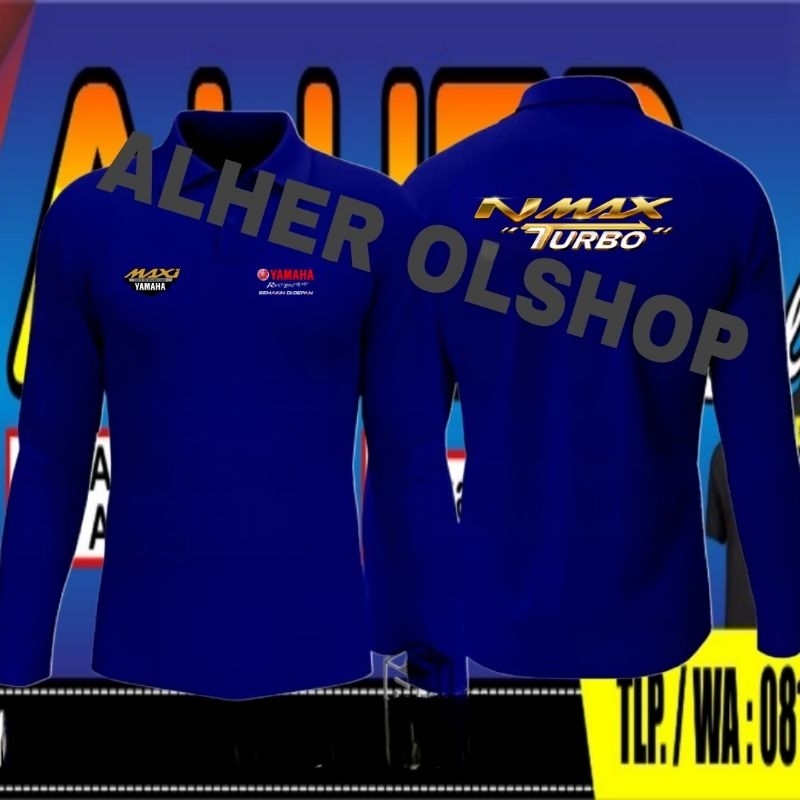 Jual Kaos Yamaha Nmax turbo baju Yamaha Nmax turbo kaos kerah Yamaha ...
