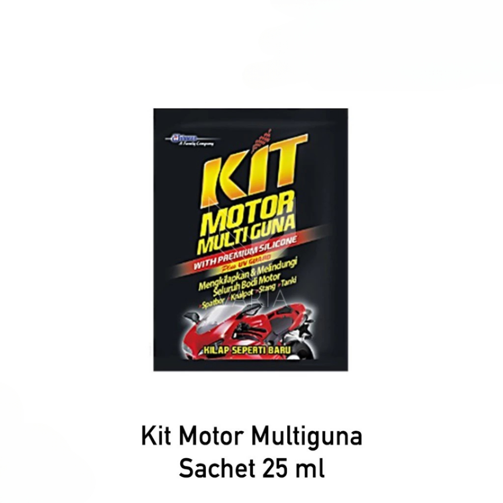 Jual Kit Motor Multiguna Pengkilap Poles Cair Sachet 25 ml x 12 Hanger ...