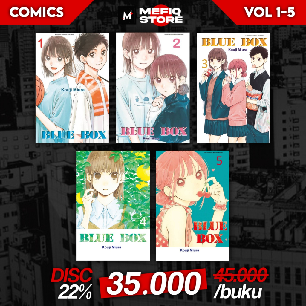 Jual [Komik] Blue Box Volume 1, 2, 3, 4, 5 [Kondisi Segel] | Shopee ...