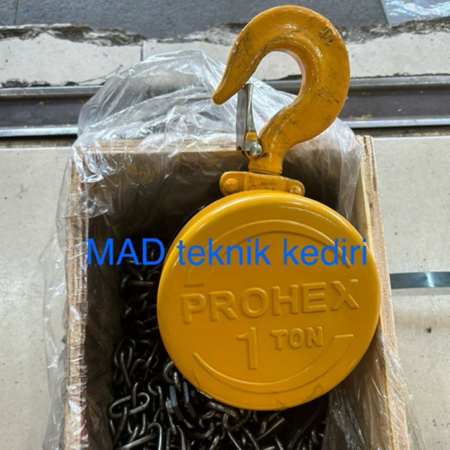 Jual Chainblock Katrol Tekel PROHEX 1 Ton x 5 meter / 1 Ton x 7 meter ...