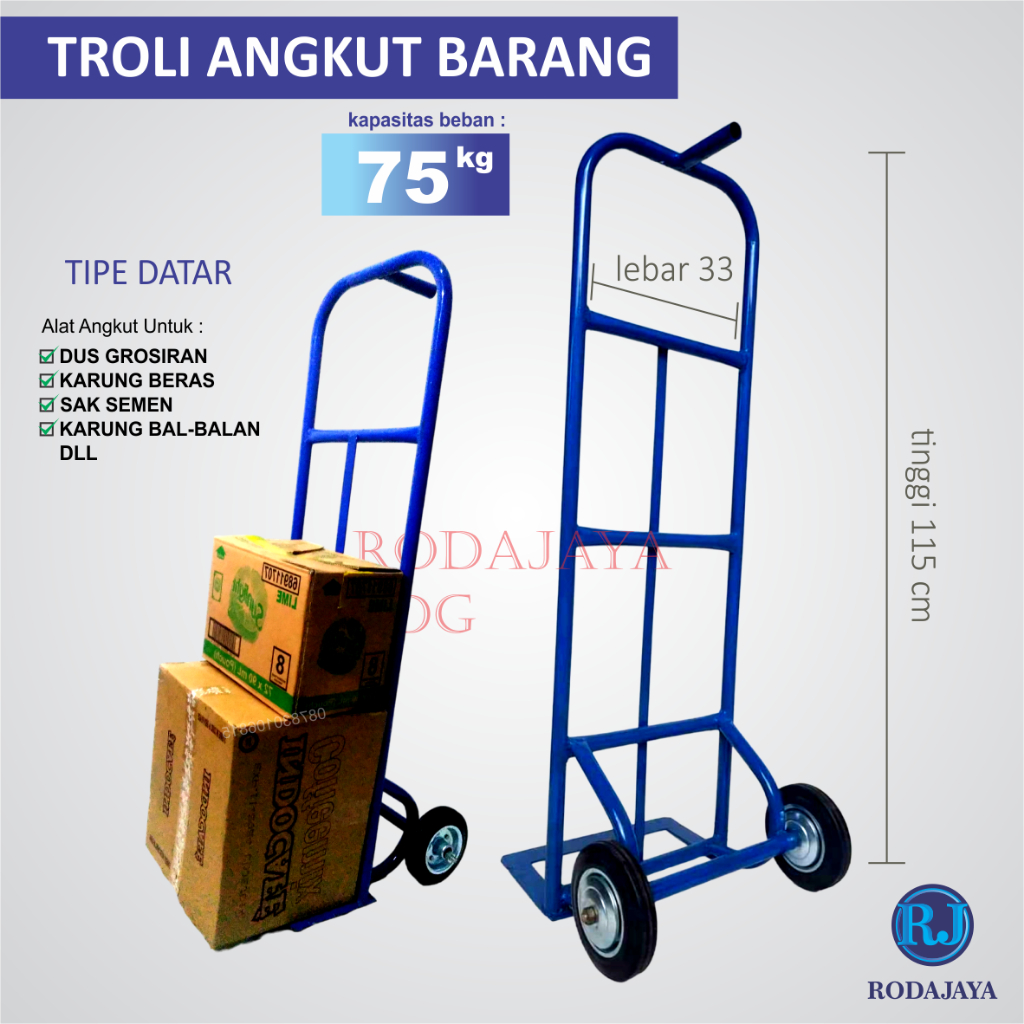 Jual KUALITAS TERJAMIN!!! Trolley Multifungsi serbaguna / roda 6 inch ...