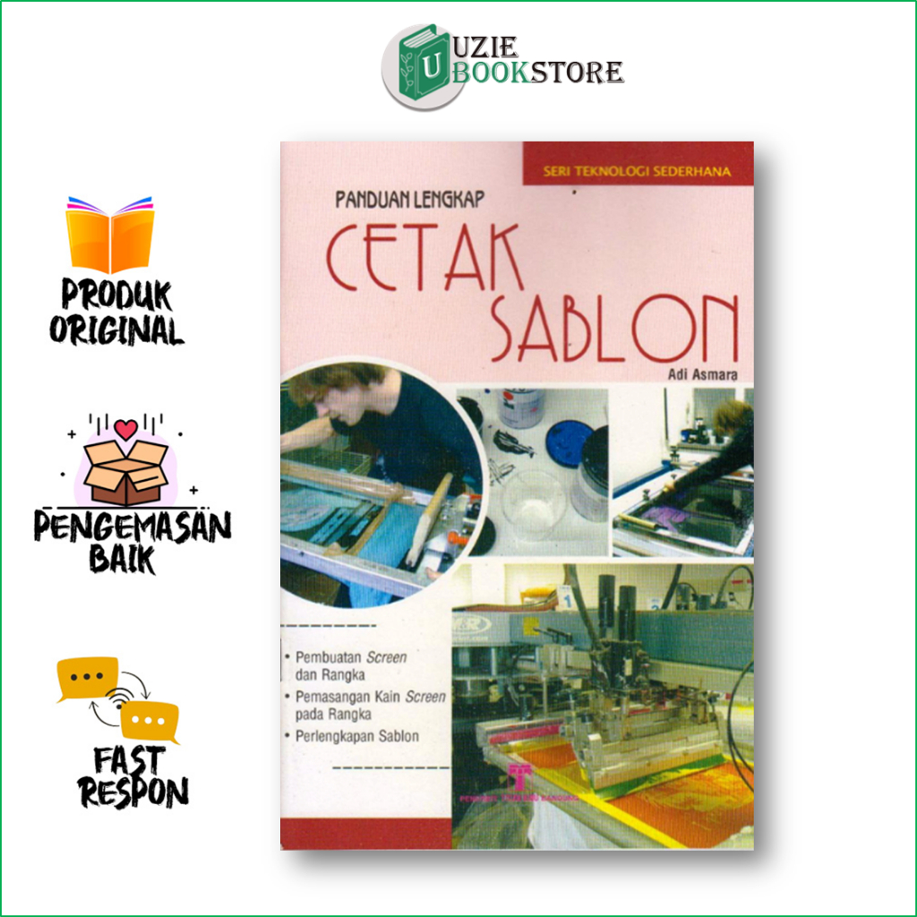 Jual Buku Original - Panduan Lengkap Cetak Sablon | Shopee Indonesia