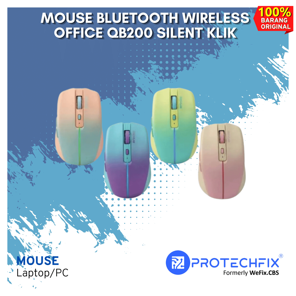Jual New Mouse Rexus Qb200 / Qb-200 Silent Click Dual Mode Wireless ...