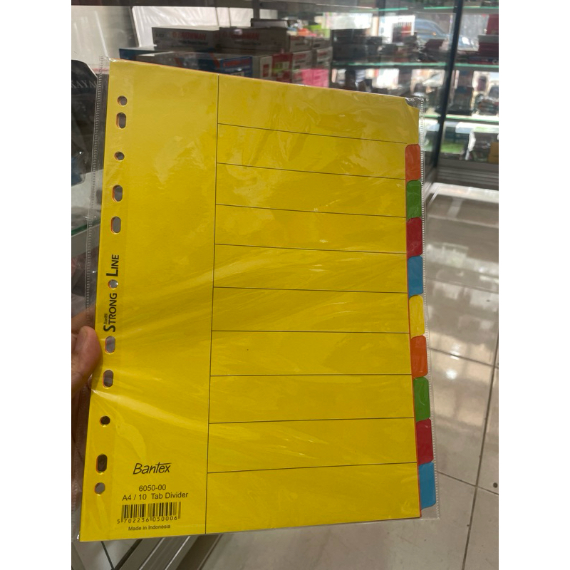 Jual Bantex 10 Tab divider A4 ( isi Bantex) | Shopee Indonesia