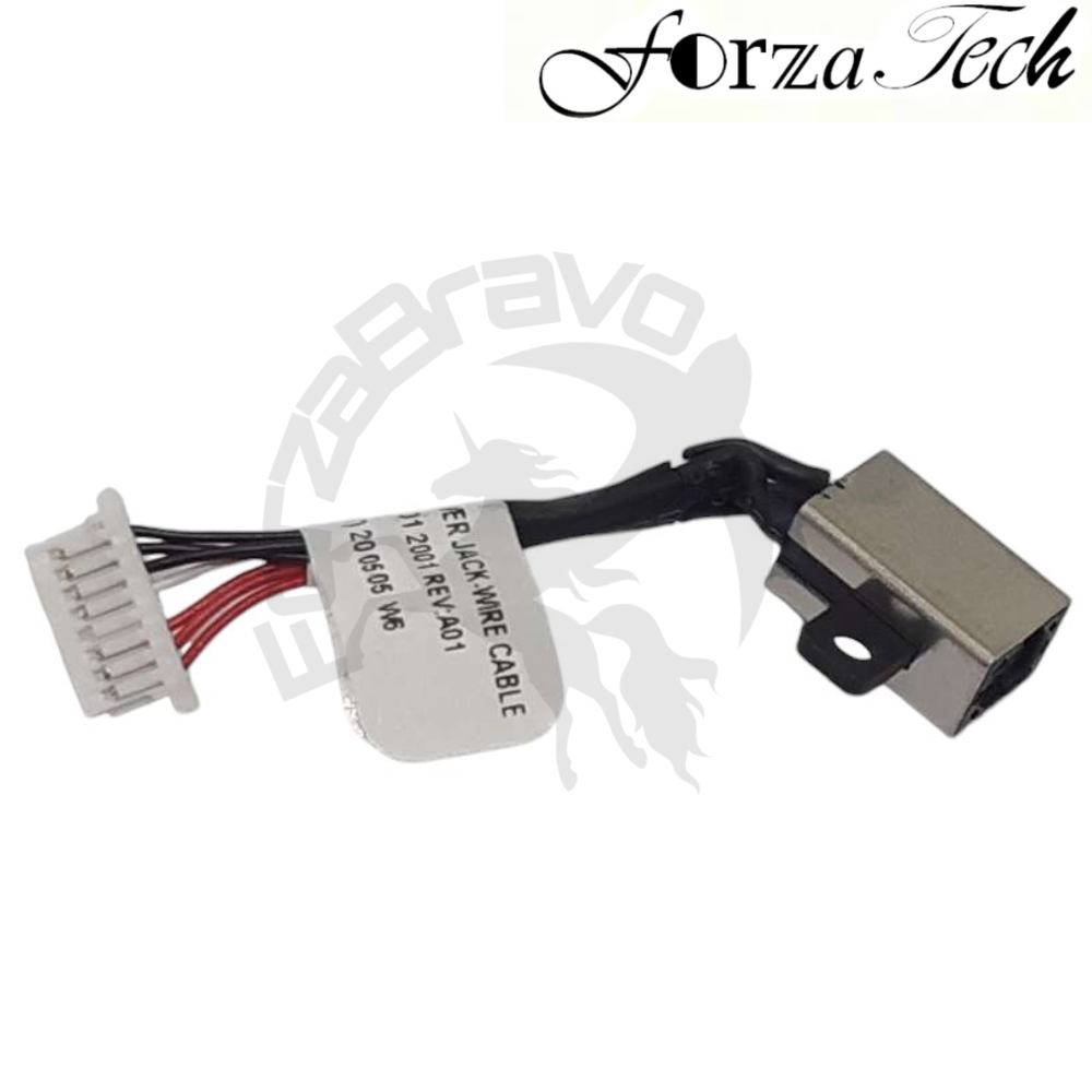 Jual DC Power Jack Konektor Conector Latitude 13 3379 3390 P69G P69G001 ...