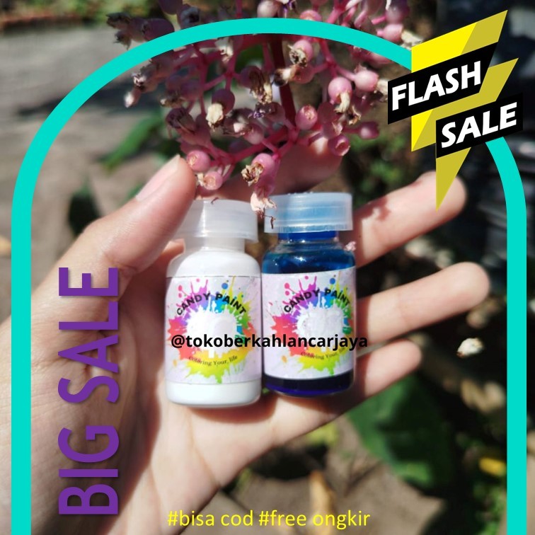Jual (OLES) 12,5 ML CANDY PAINT CAT OLES VELG MOTOR PEWARNA STAINLESS ...