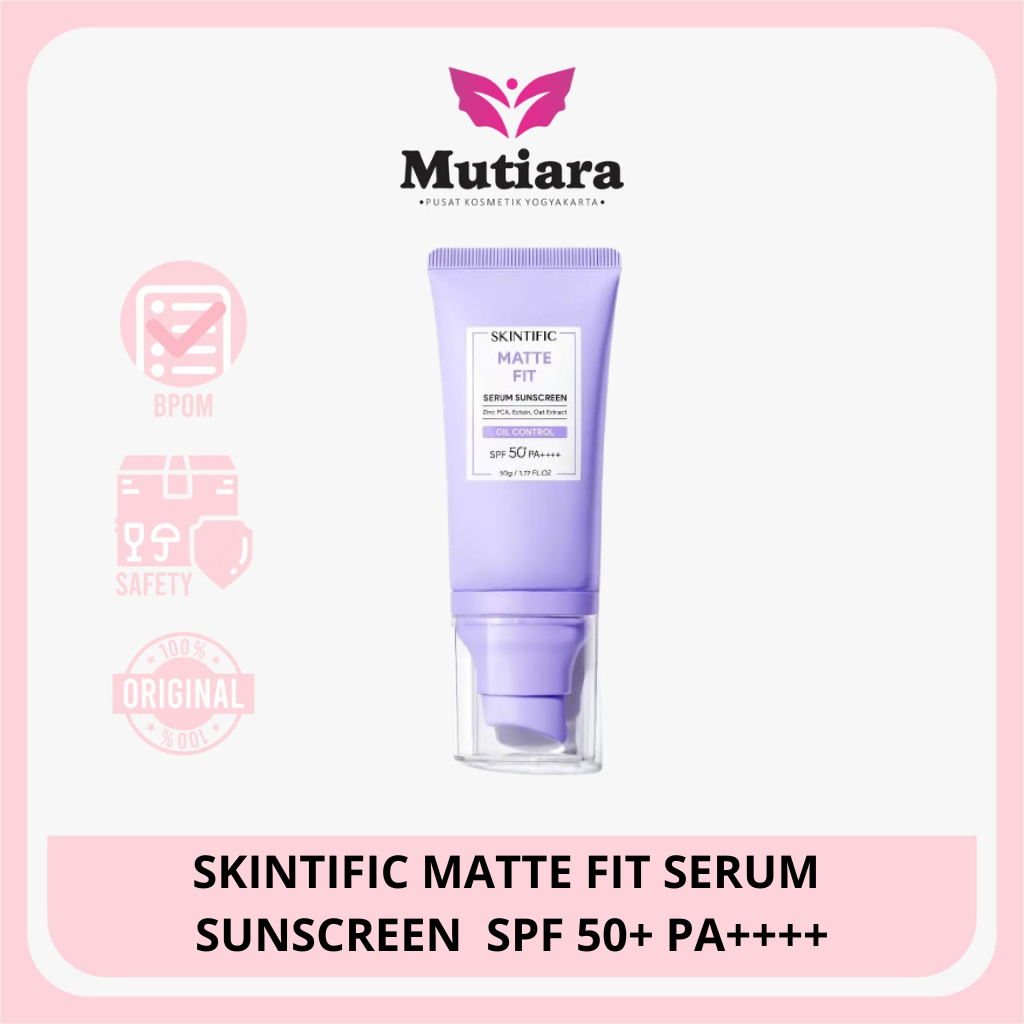 Jual SKINTIFIC MATTE FIT SERUM SUNSCREEN SPF50 | Shopee Indonesia