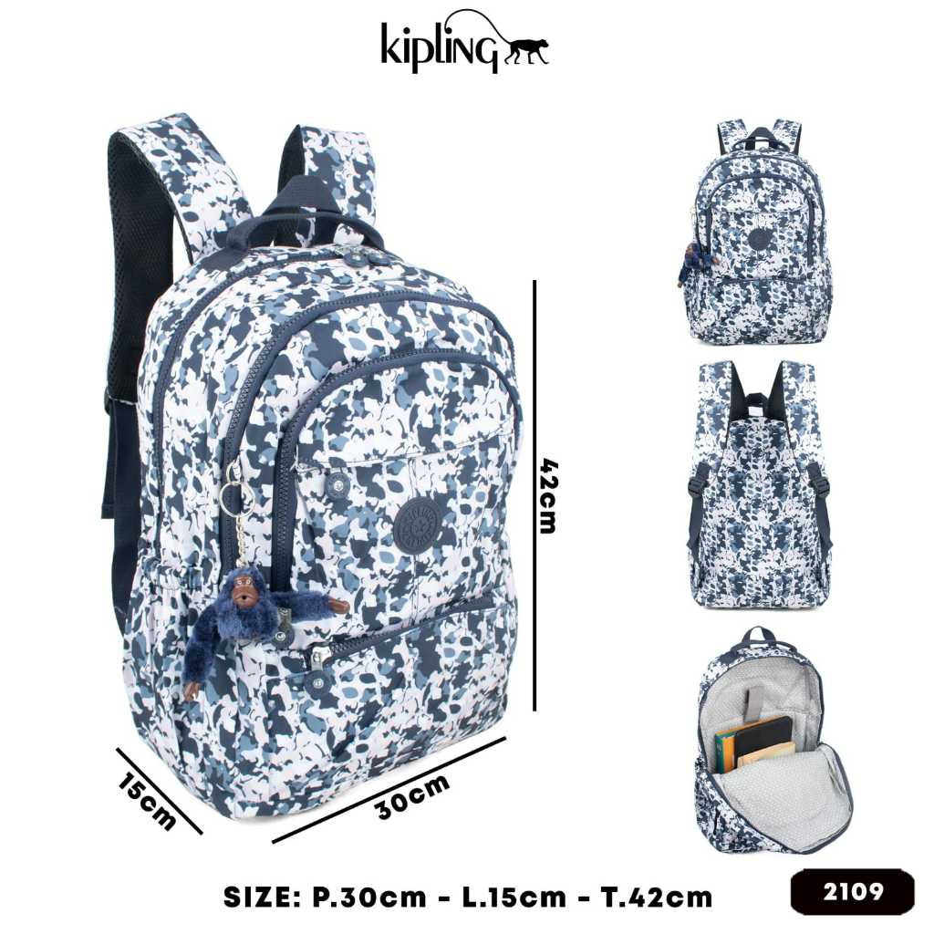 Jual TAS RANSEL MOTIF PLUS T4 LAPTOP 14 INCH KIPLING 2109 IMPORT ...
