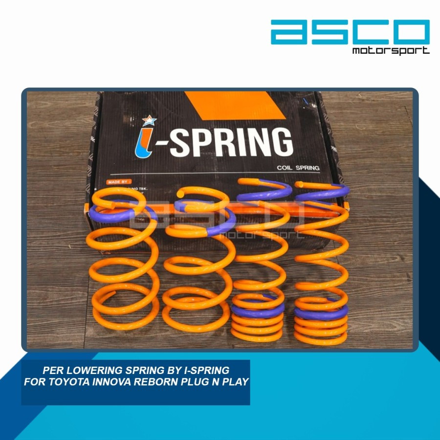 Jual Per Lowering Spring By Ispring I-Spring For Toyota Innova Reborn ...
