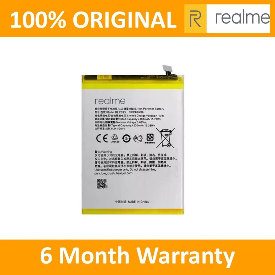 Jual Battery Baterai Batre BLP693 for Realme 3 Original 100% | Shopee ...