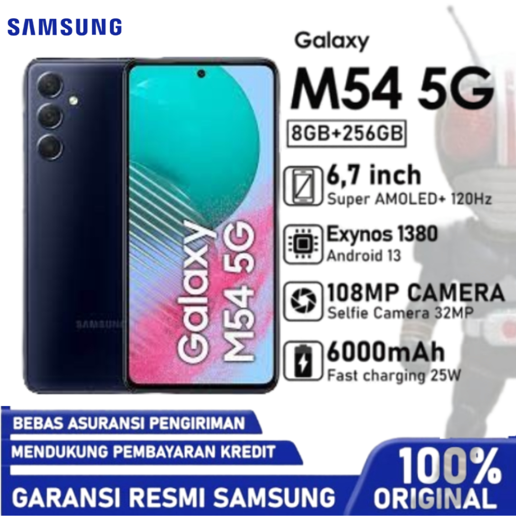 Jual SAMSUNG M54 5G 8/256GB NFC GARANSI RESMI | Shopee Indonesia