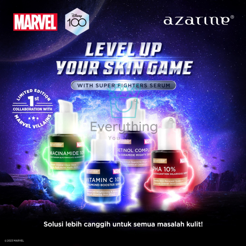 Jual [Azarine x Marvel] All Variants Super Fighters Serum - 20ml ...