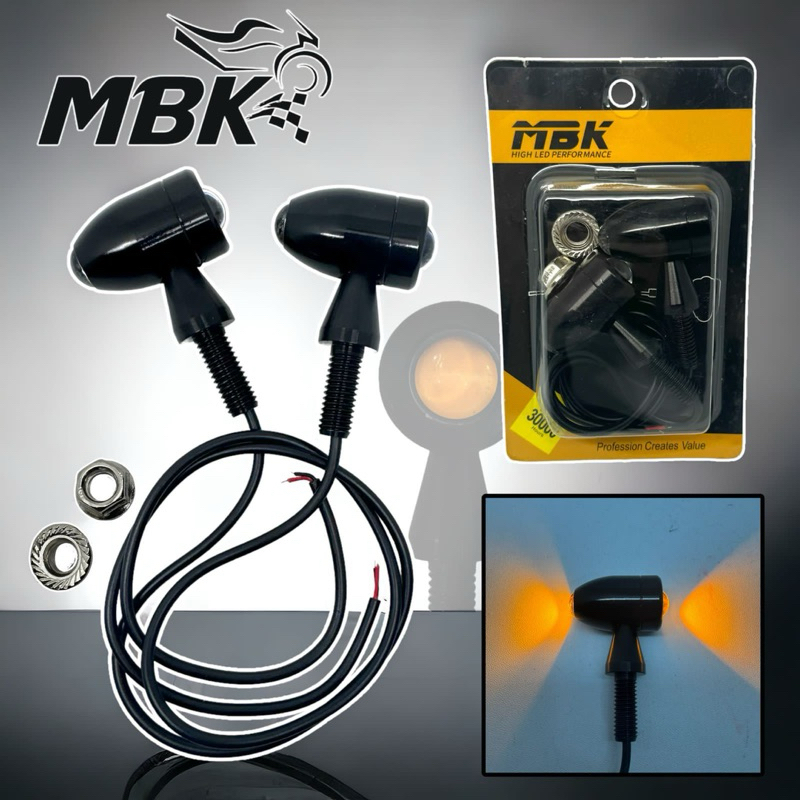 Jual LAMPU SEIN DRAG MBK FULL CNC ALUMINIUM YELLOW LAMPU SEIN MINI ...