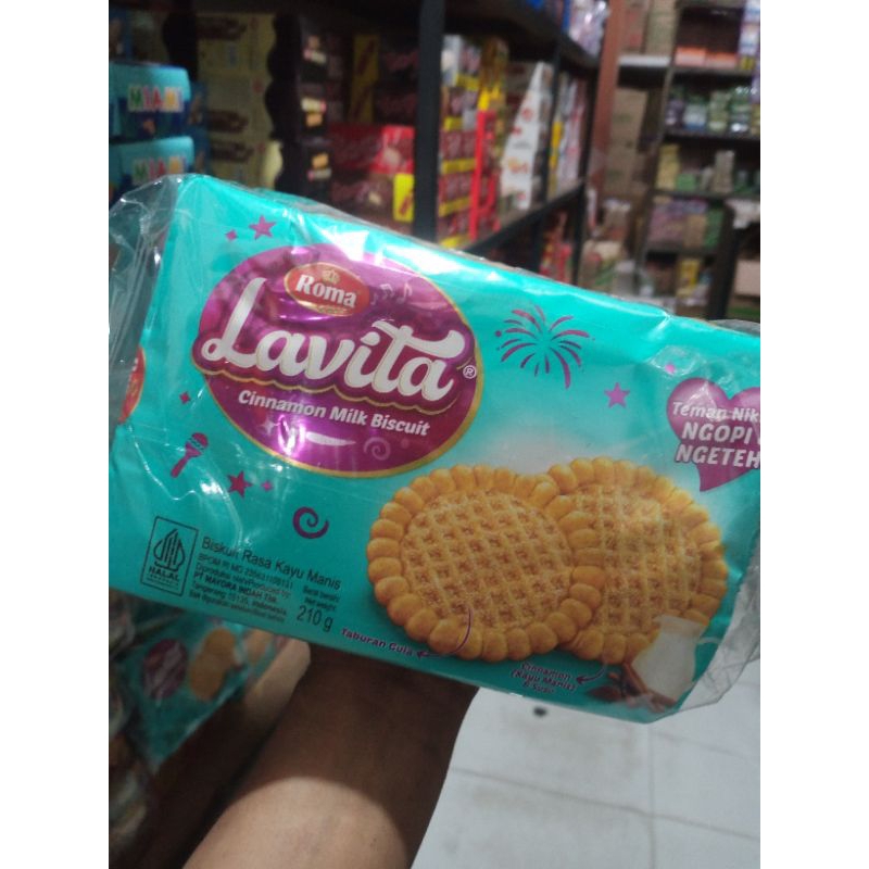 Jual ROMA LAVITA/biscuit roma/lavita cinnamon milk biscuit kayu manis ...