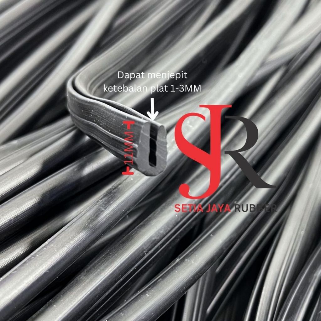 Jual Karet U List Jepit Sedang Garis / Karet Jepit Plat Besi Tebal 1- 3 ...