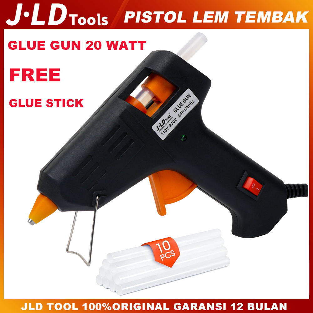 Jual JLD 20W Pistol Lem Tembak Alat Tembak Lem Glue Gun Pistol Lem ...