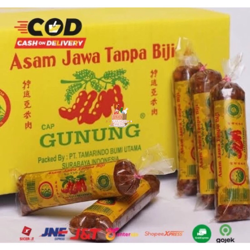 Jual Asem Jawa / Asam Tanpa Biji Asam Jawa cap gunung perdus isi ...