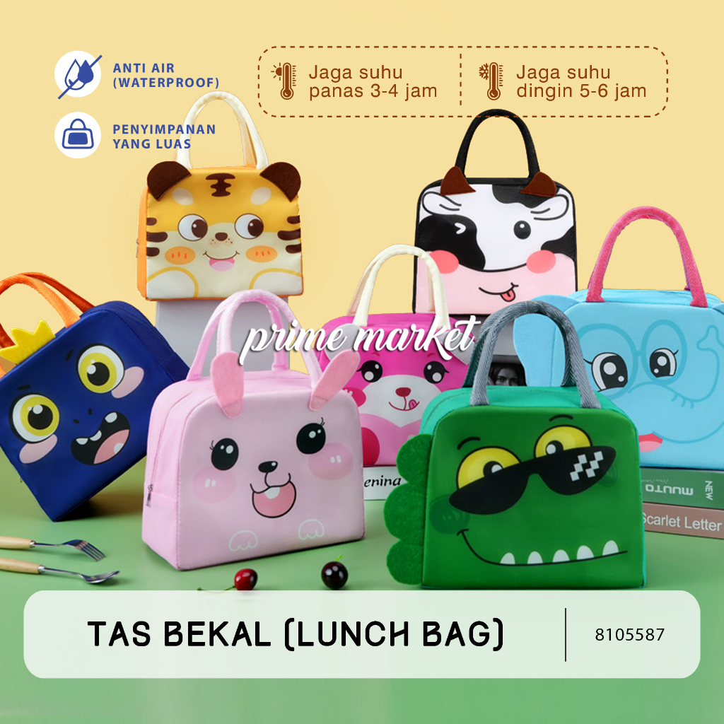 Jual Tas Bekal Makanan Tiger Tas Bekal Lunch Bag Tempat Bekal Makan ...