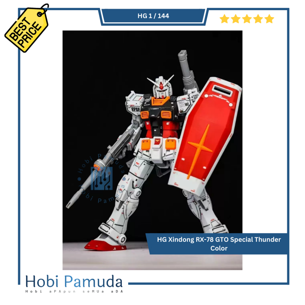 Jual HG Xindong RX-78 GTO Special Thunder Color High Grade 1/144 ...