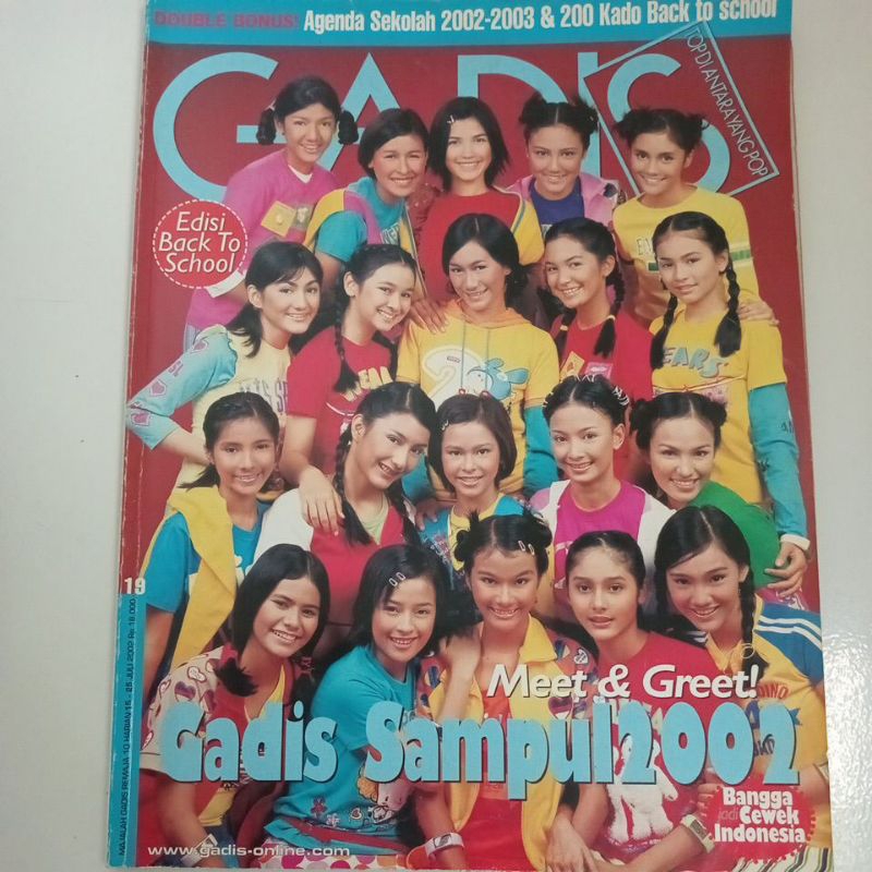 Jual Majalah Gadis Tahun 2002 Cover 20 Finalis Gadis Sampul | Shopee Indonesia