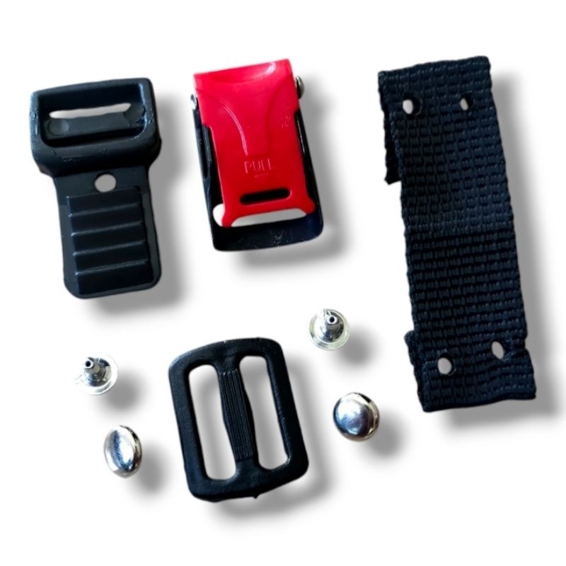 Jual Adjuster Strap Helmet || Penghubung Tali D ring || Quick Release ...