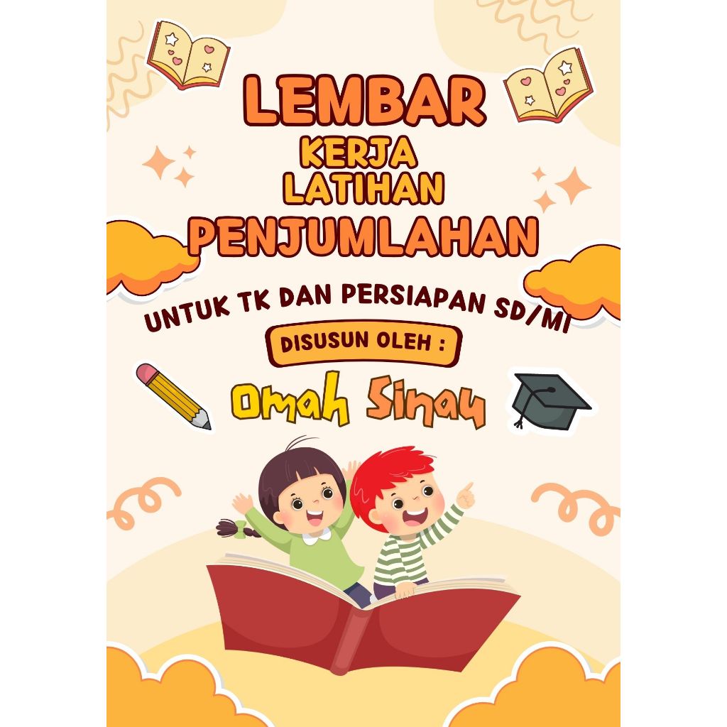 Jual 400 Soal Lembar Kerja Peserta Didik (LKPD) Latihan Penjumlahan TK ...