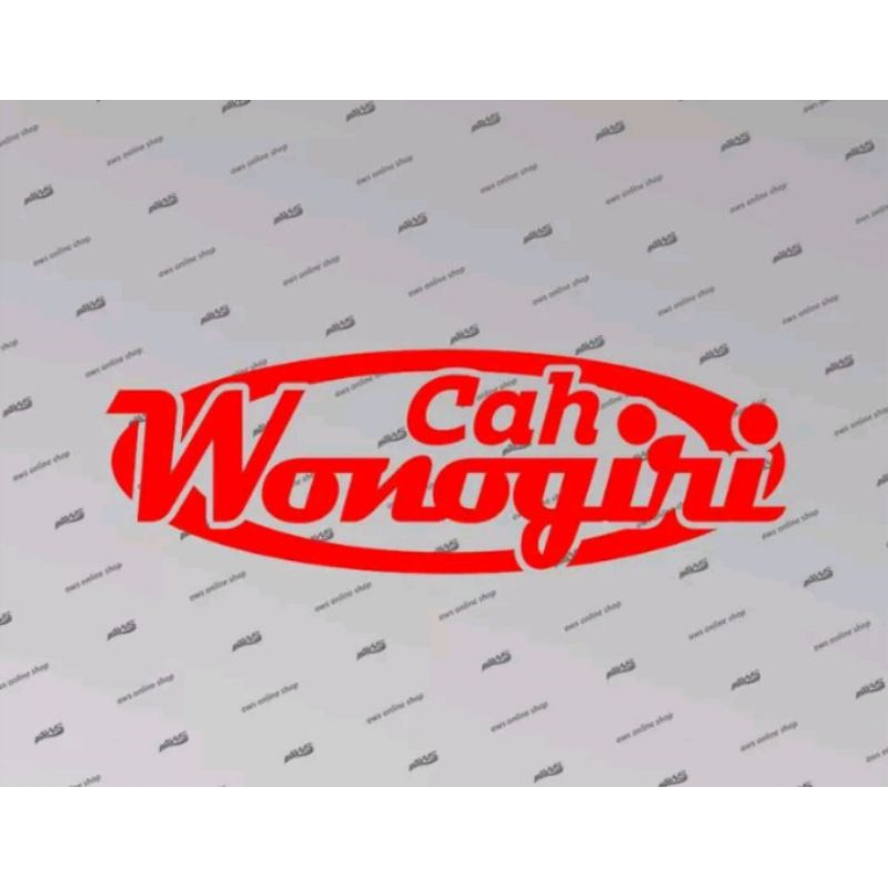 Jual Sticker Cah Wonogiri | Shopee Indonesia