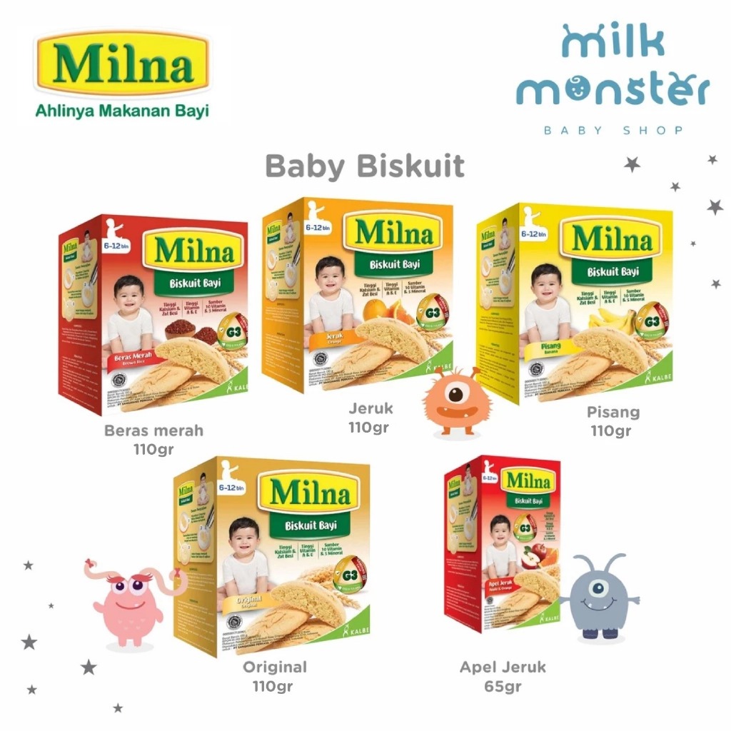 Jual Milna biskuit bayi / Camilan biskuit bayi | Shopee Indonesia