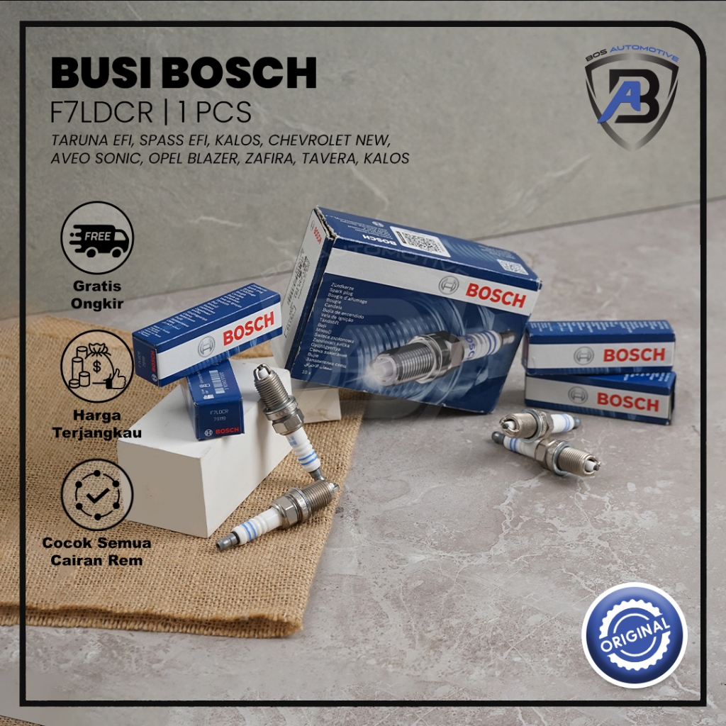 Jual Busi Mobil BOSCH Kaki 1 / Kaki 2 W8DC / FR8DCX / YR7DC+ / FR8SC+ / F7LDCR Spark Plug ...