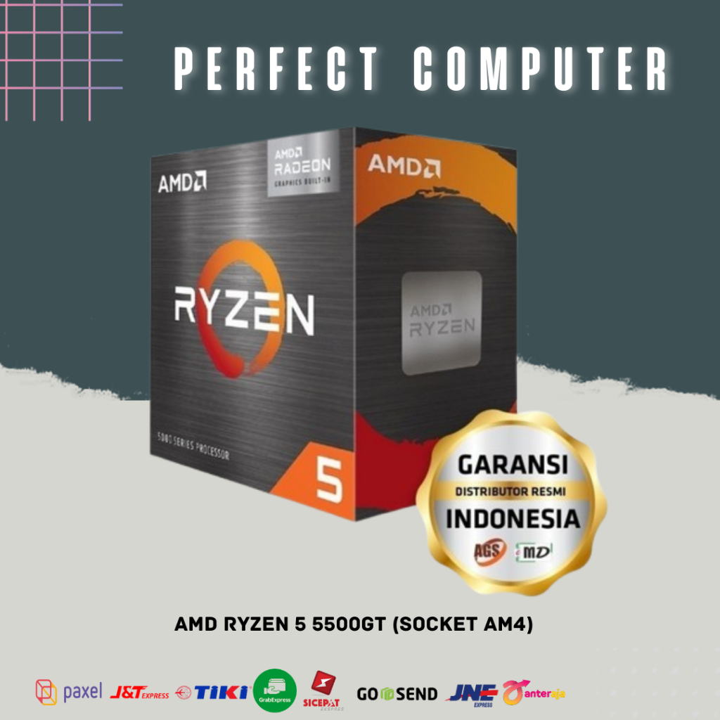 Jual PROC AMD Ryzen 5 5500GT (Socket AM4) | Shopee Indonesia